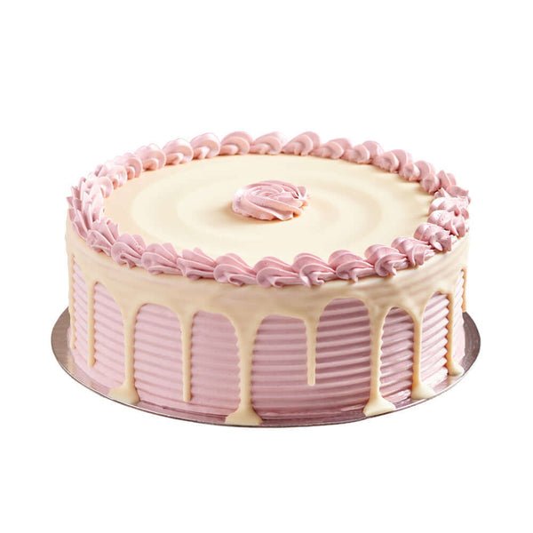 Large Vanilla Cake with Raspberry Buttercream - Cakes - Canada delivery ...