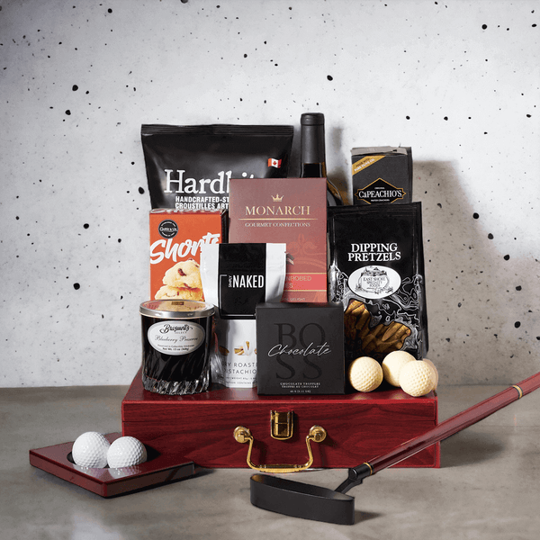 Superb Golfer Gift Set - Wine gift baskets - Canada delivery - US ...